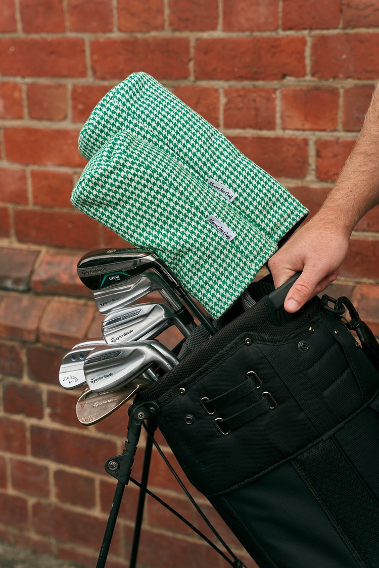 Driver Headcover - Green / White Houndstooth – Mount Tee Golf