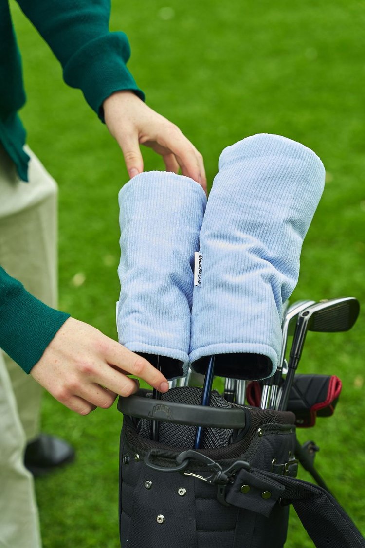 Driver Headcover - Sky Blue Corduroy – Mount Tee Golf